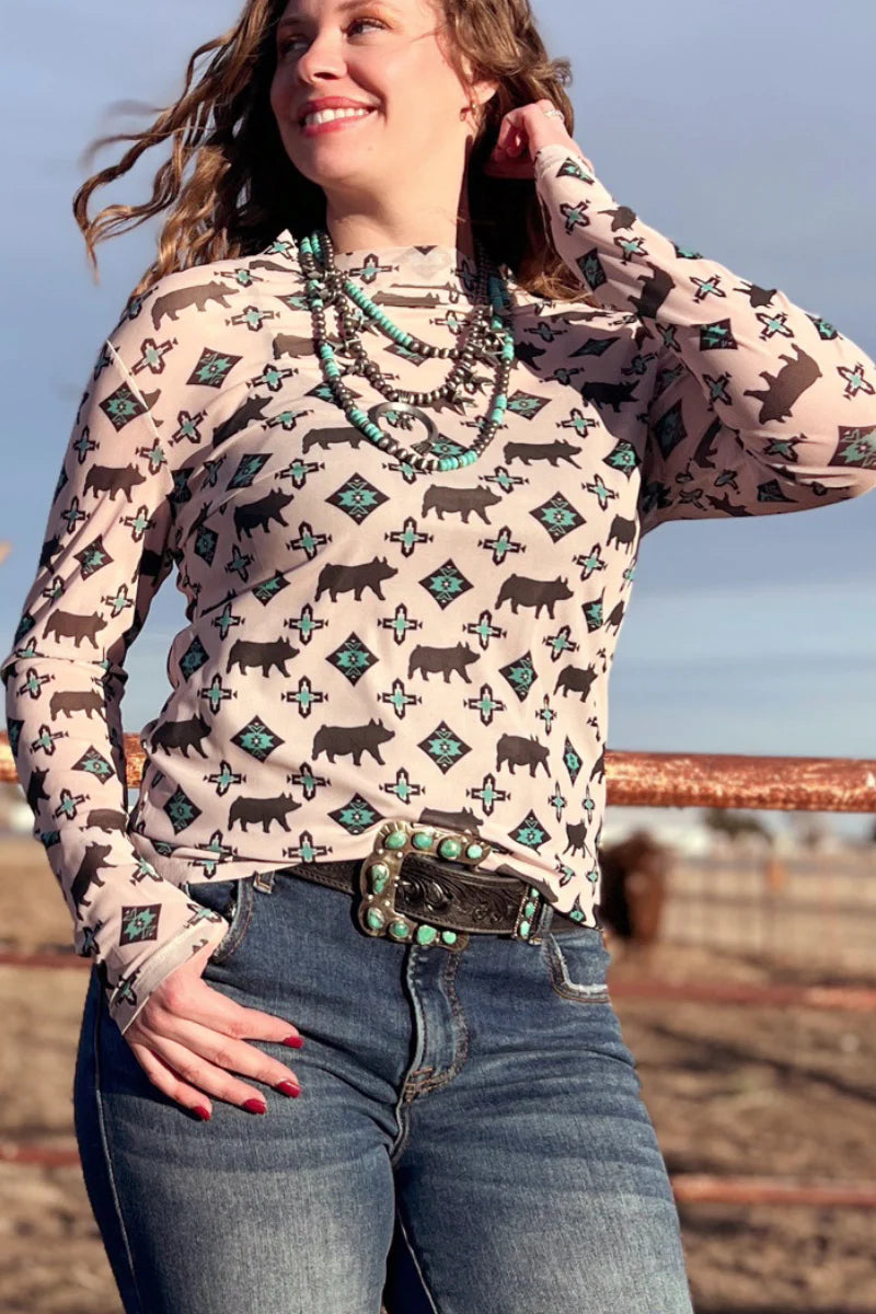 SHOW ME YOUR PIG Mesh – Romancin' the Range Boutique